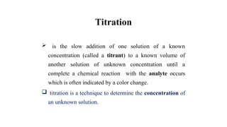 pharamcutical analysis Titration ppt.ppt