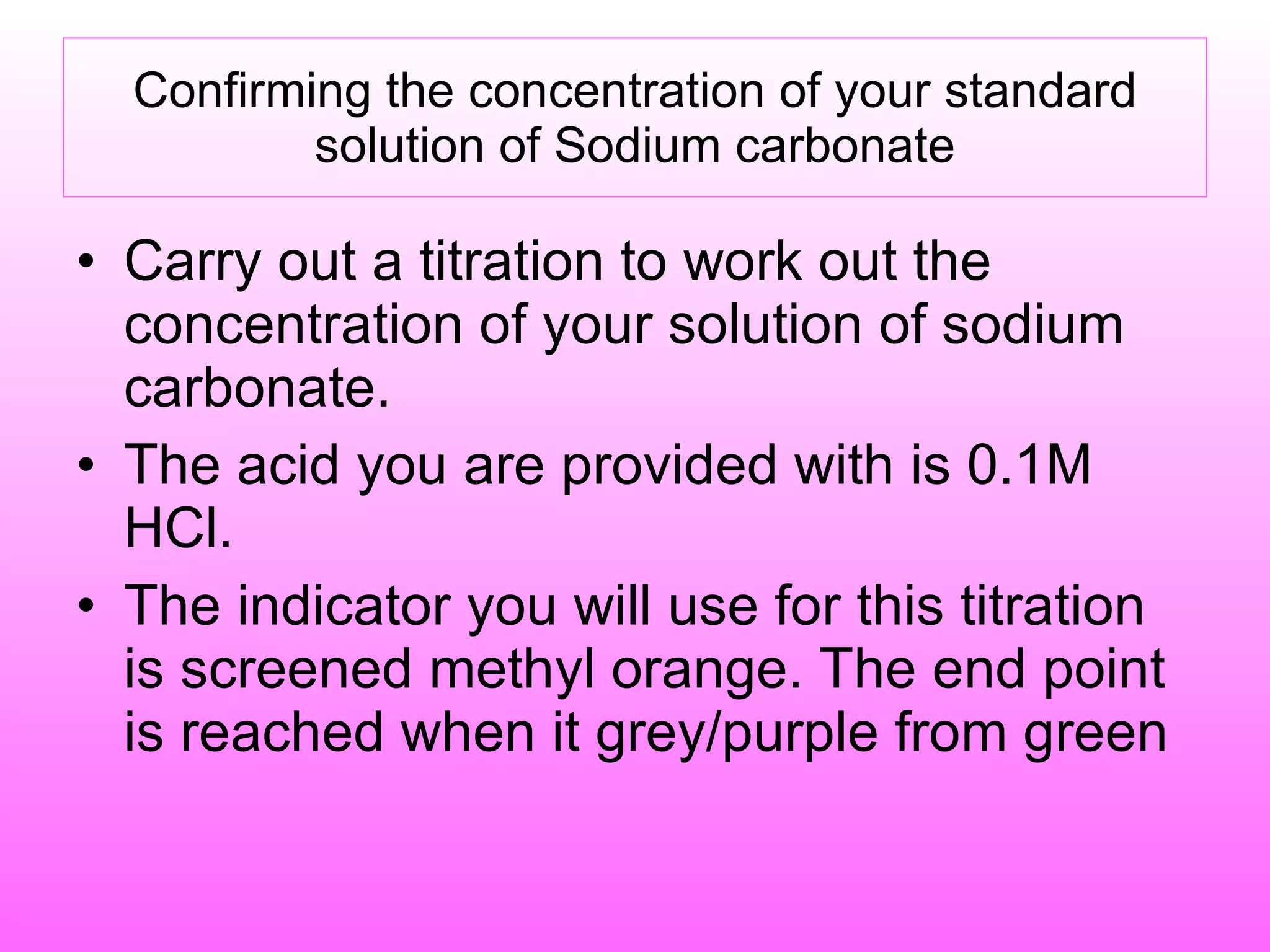 Titrations | PPT | Chemistry | Science