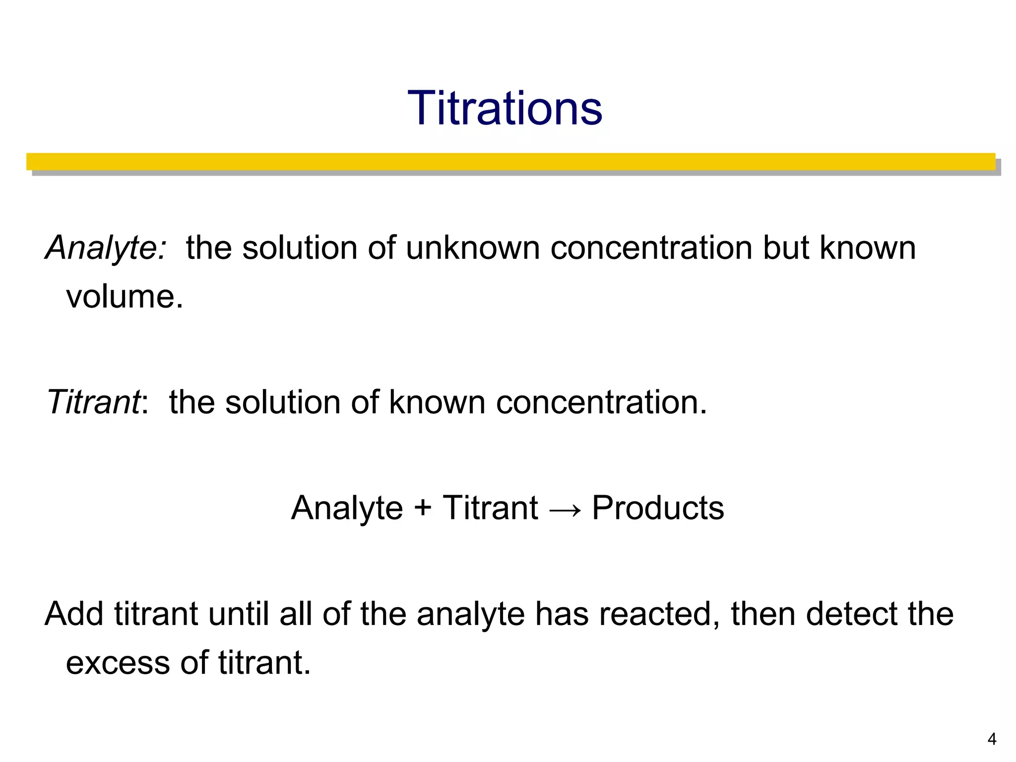 Titrations | PPT