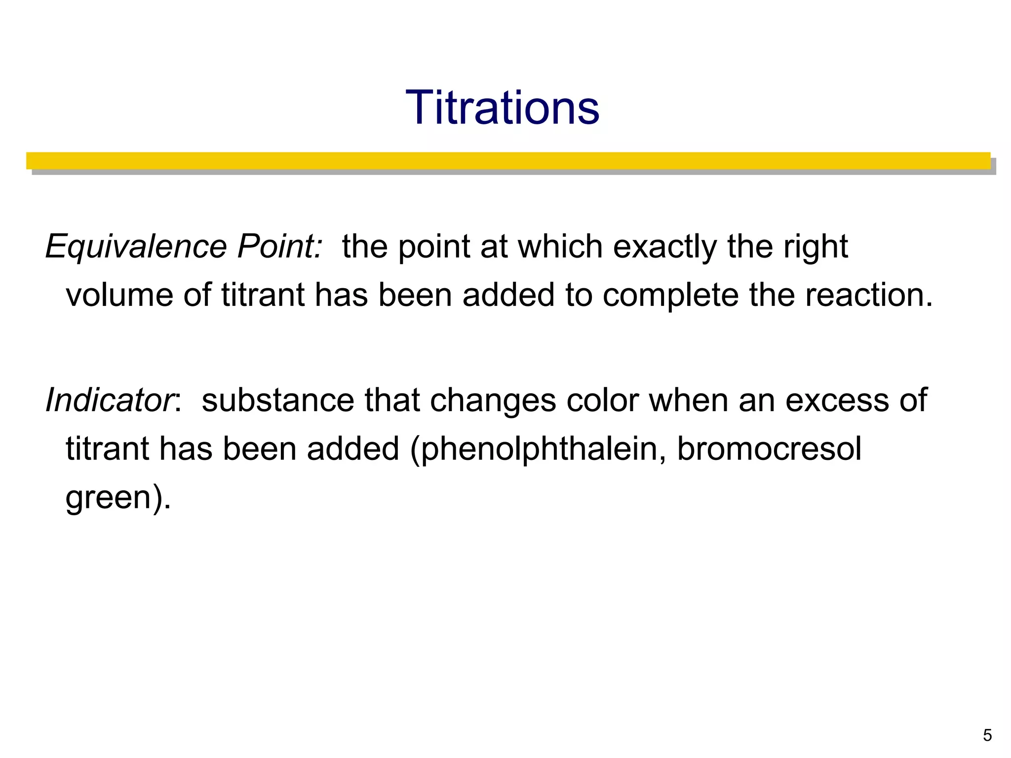 Titrations | PPT