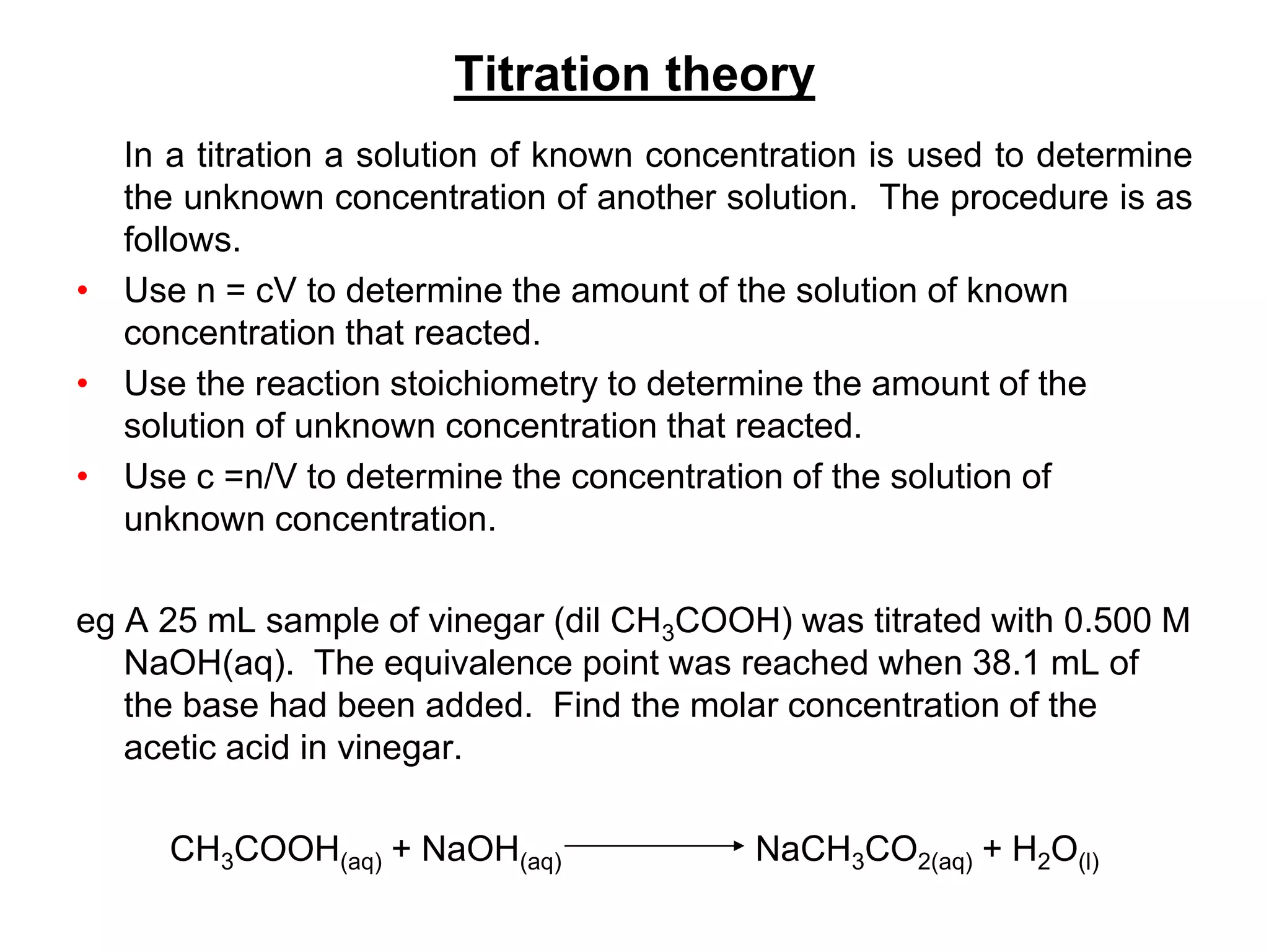 Titrations | PPT