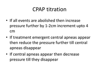 Titration study in sleep lab | PPTX