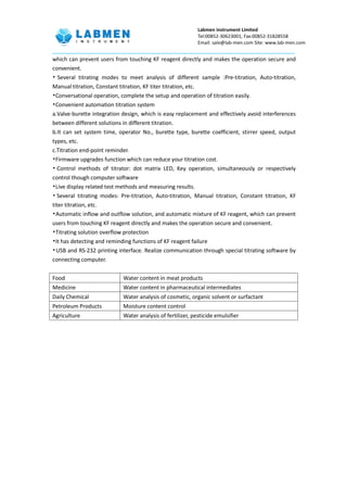 Titrators | PDF | Chemistry | Science