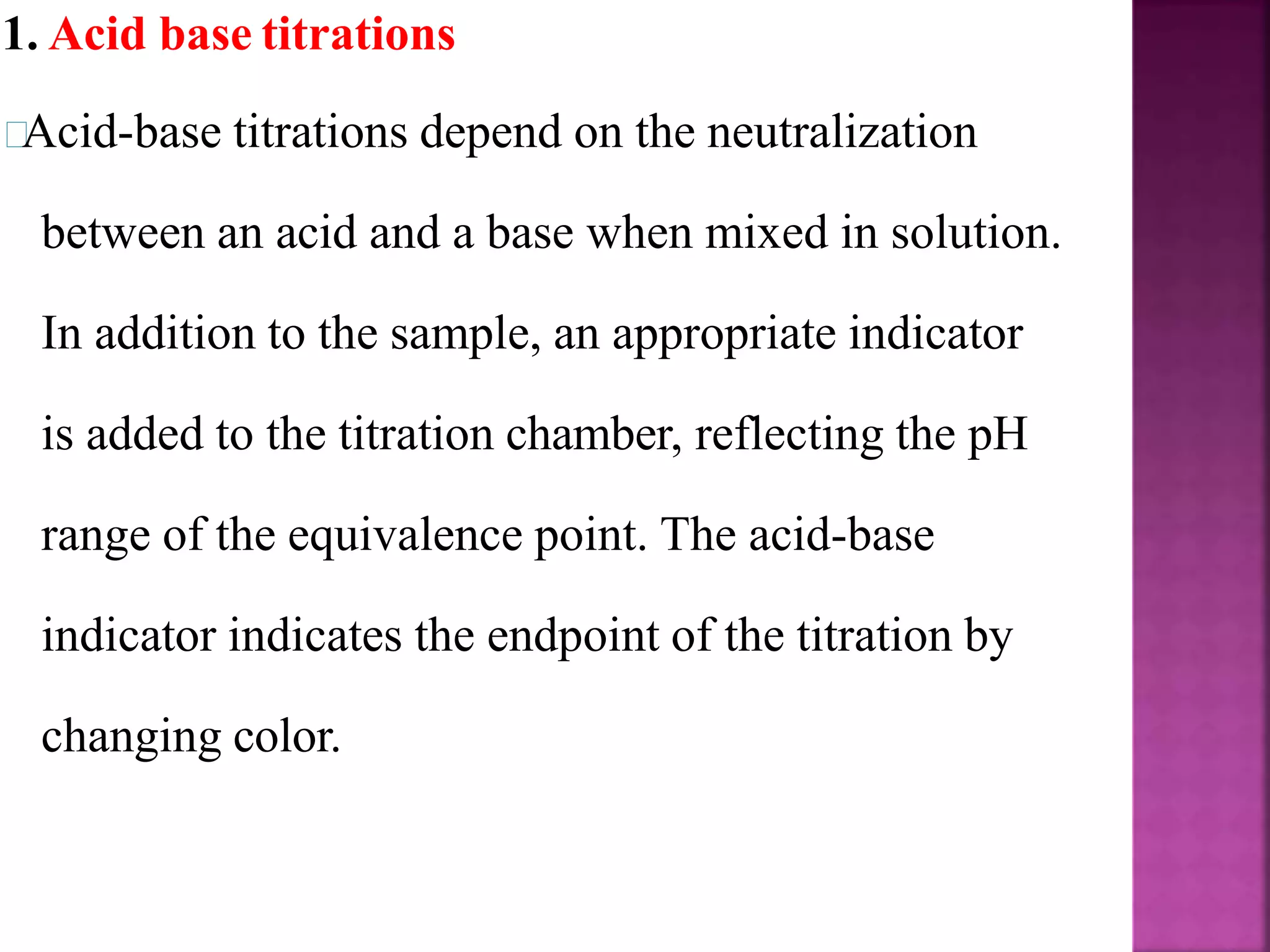 Titrimetric analysis | PPTX
