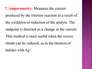 Titrimetric analysis | PPTX