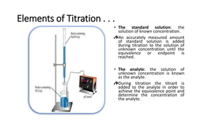 Titrimetric analysis lec | PPTX