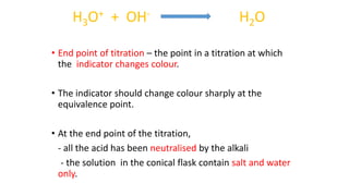 Titrimetric analysis lec | PPTX