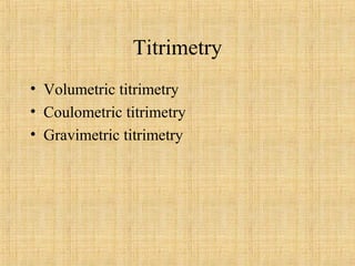 Titrimetric Methods | PPT