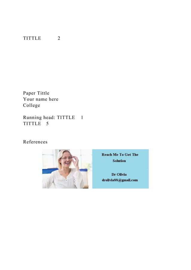 TITTLE2Paper Tittle Your name hereCollege.docx