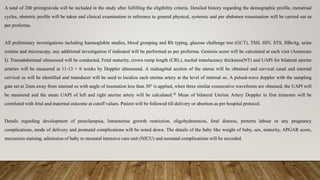 correlation of 1 trimester uterine artery | PPT