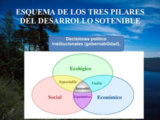LOS TRES PILARES E INDICADORES DEL DESARROLLO SOSTENIBLE | PPT