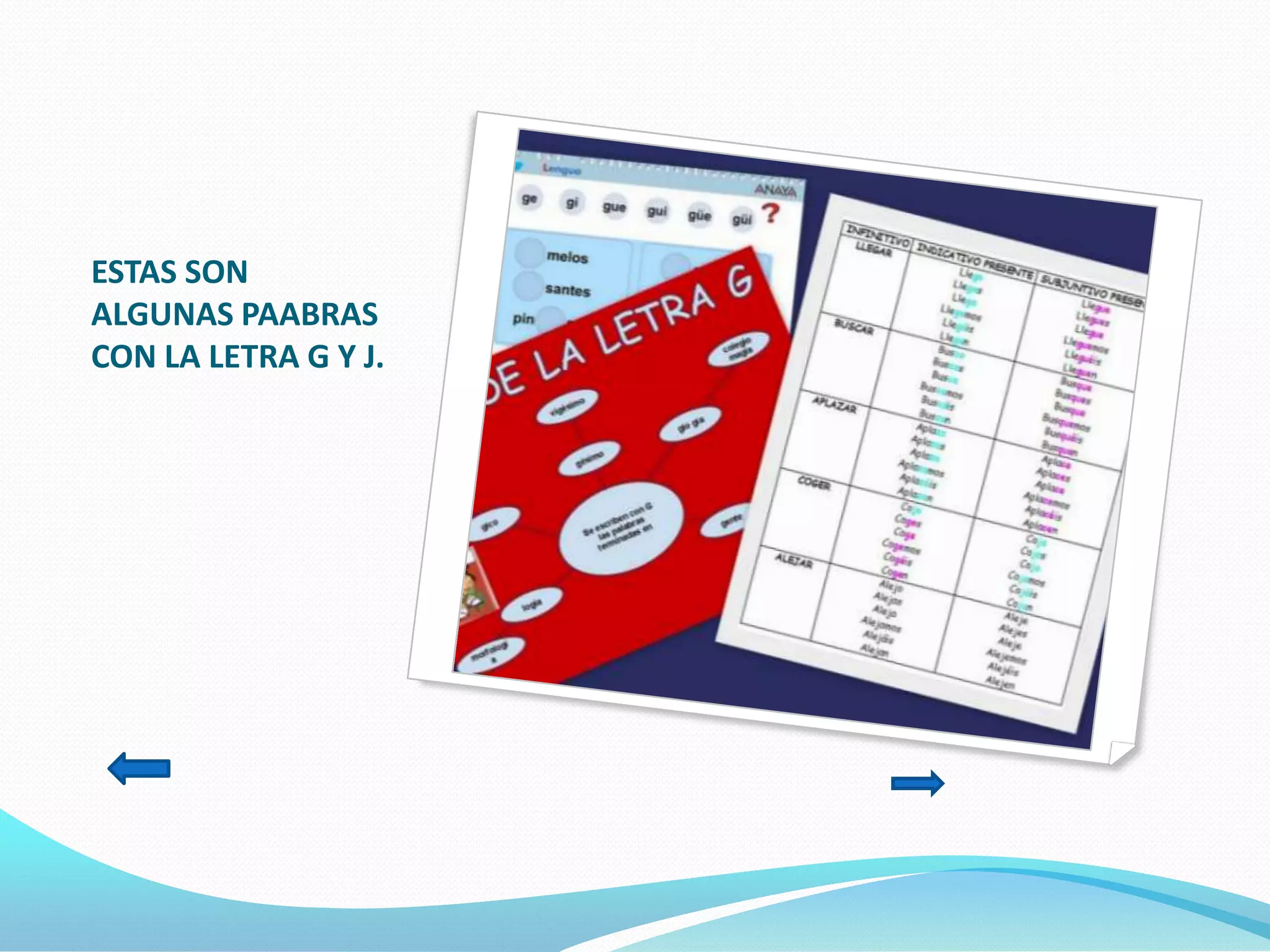 reglas ortográficas,uso correcto de las letras: c, j, g, s y z | POTX