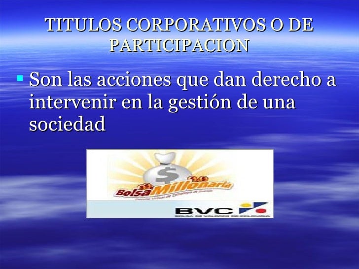 Titulos valores Titulos valores