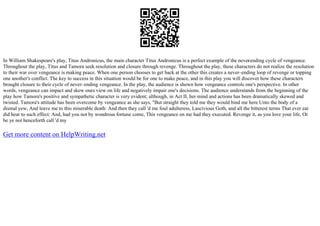 Titus Andronicus By William Shakespeare | PPT