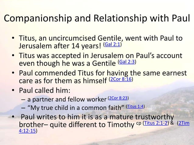 Titus Bible Class | PPTX