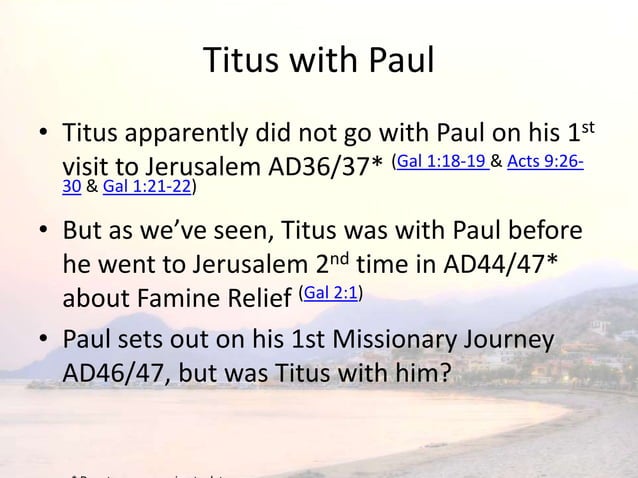 Titus Bible Class | PPTX