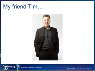 TITUS @ Security Summit Roma 2011 - Classificazione, Compliance, DLP | PPT