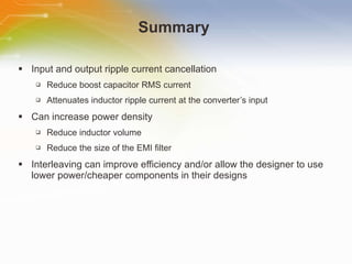 Two-Phase Interleaved CCM PFC Controller | PPT