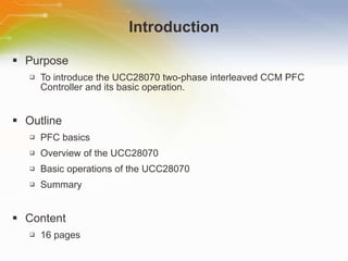 Two-Phase Interleaved CCM PFC Controller | PPT