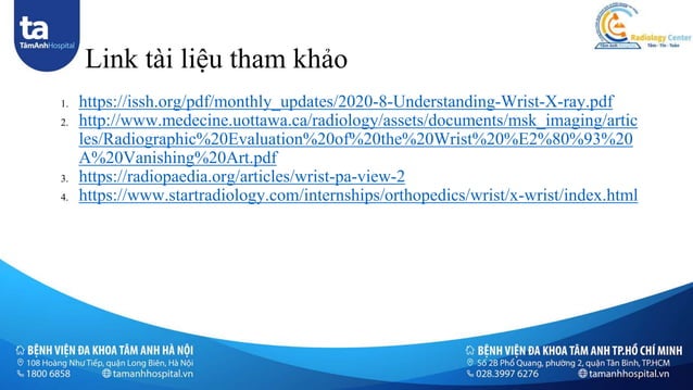 Tiêu chuẩn, kỹ thuật chụp XQuang cổ tay.pptx