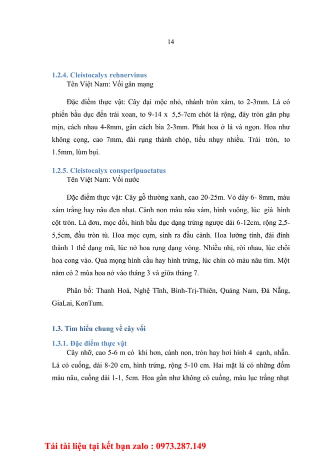 Tối ưu hóa điều kiện chiết polyphenol từ lá vối (cleistocalyxoperculatus) và đánh giá hoạt tính ...