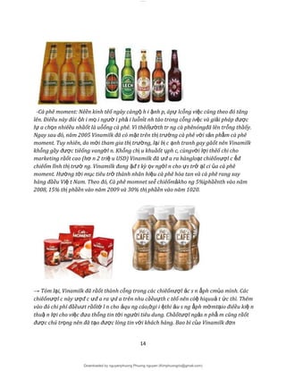 Tiểu luận - Phân tích hỗn hợp marketing của Vinamilk.doc