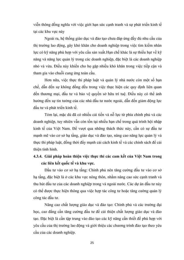 Tiểu luận- Vấn đề hội nhập kinh tế quốc tế ở Việt Nam.docx