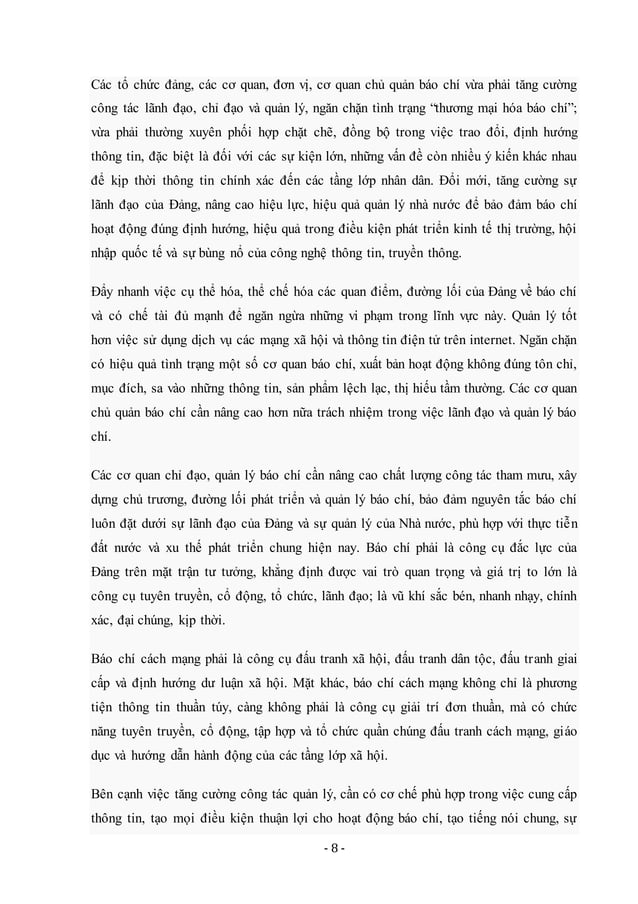 Tiểu luận báo chí | DOC