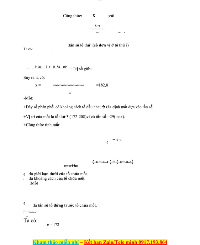Tiểu luận học phần - Nguyên lý thống kê kinh tế.doc