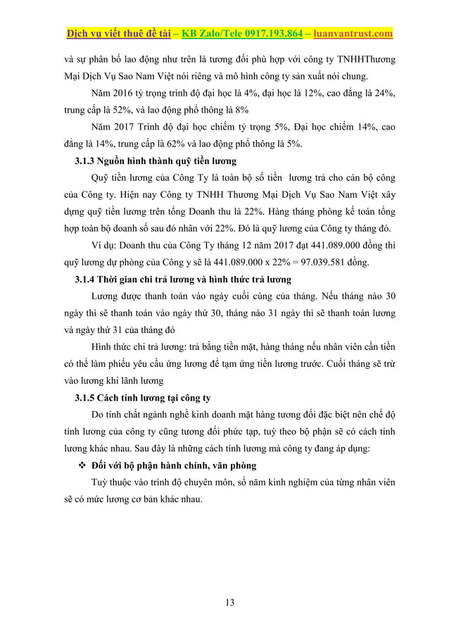 Tiểu luận kế toán tiền lương và các khoản trích theo lương tại công ty.docx