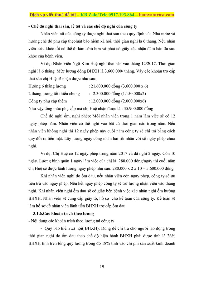 Tiểu luận kế toán tiền lương và các khoản trích theo lương tại công ty.docx