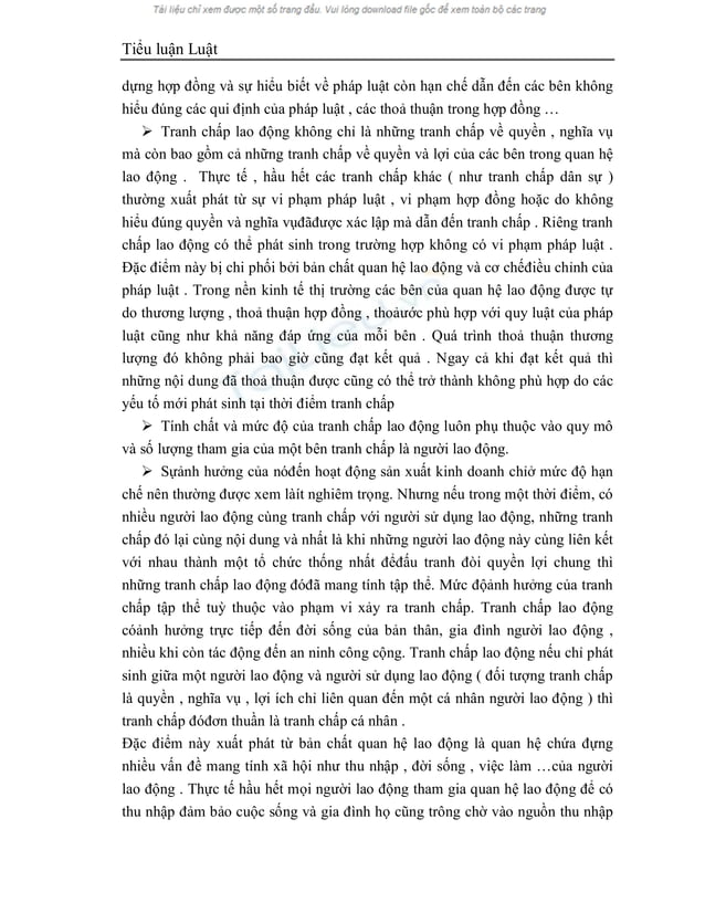 Tiểu luận luật. | PDF