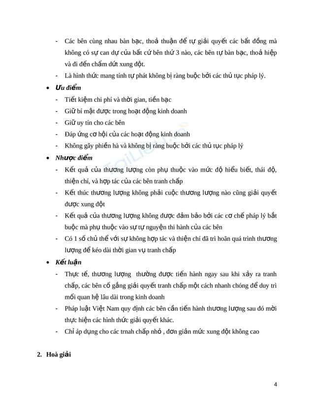Tiểu luận luật. | PDF