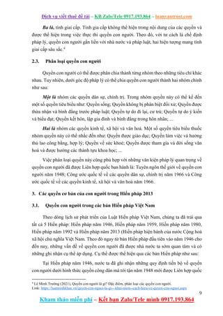 Tiểu Luận Môn Luật Hiến Pháp Việt Nam Hiến Pháp Đạo Luật Bảo Vệ Các Quyền Cơ Bản Của Con Người.docx