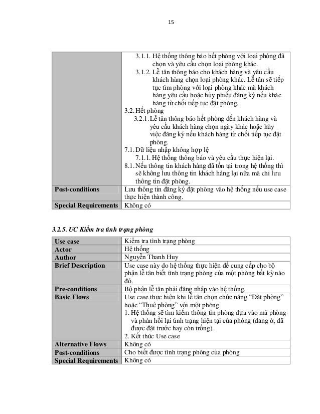 Tiểu luận môn phân tích thiết kế hệ thống đề tài phần mềm quản lý khách sạn | PDF