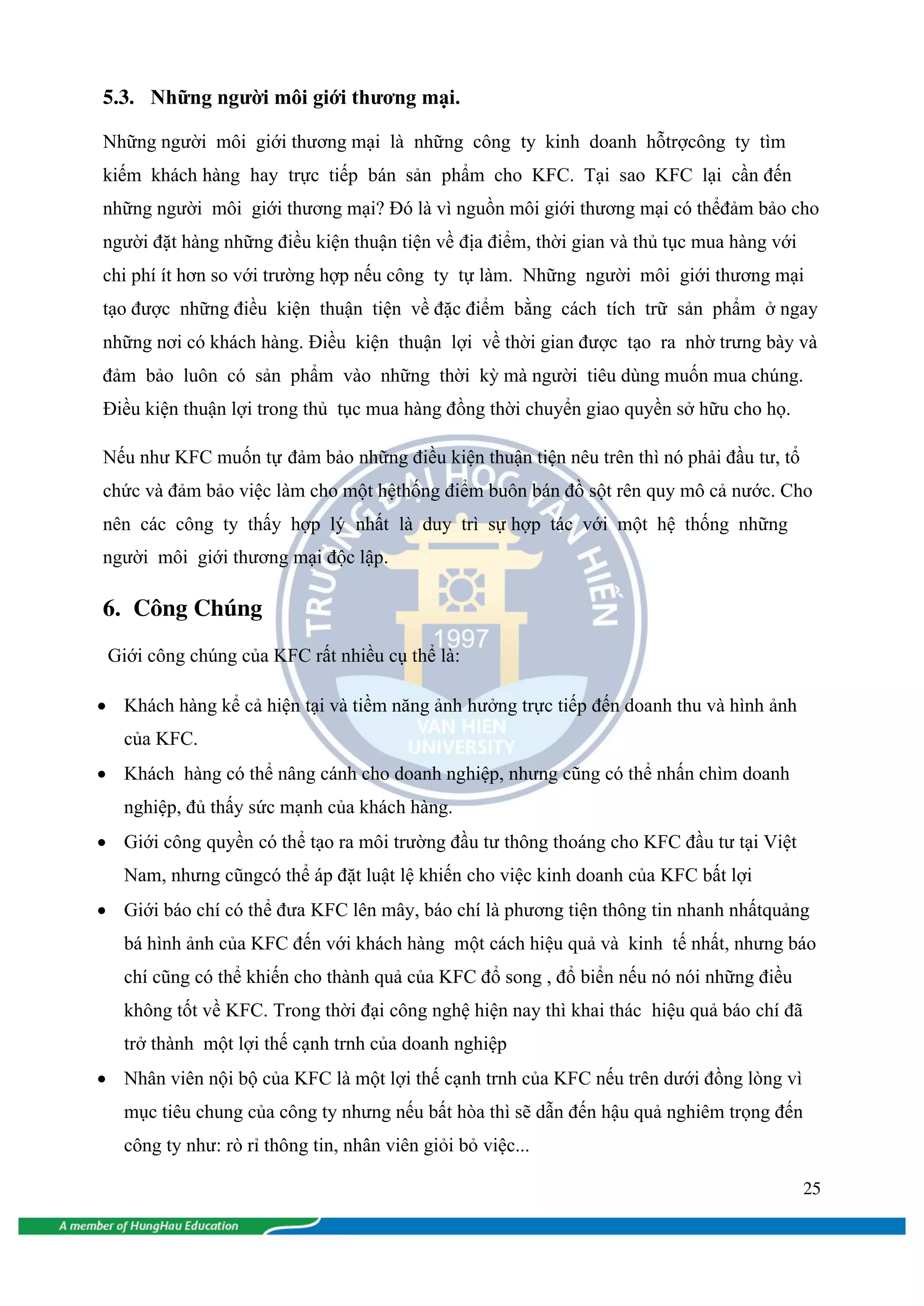 Tiểu luận môn quản trị học phân tích quản trị tại kfc | PDF