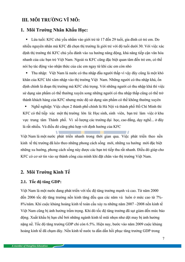 Tiểu luận môn quản trị học phân tích quản trị tại kfc | PDF