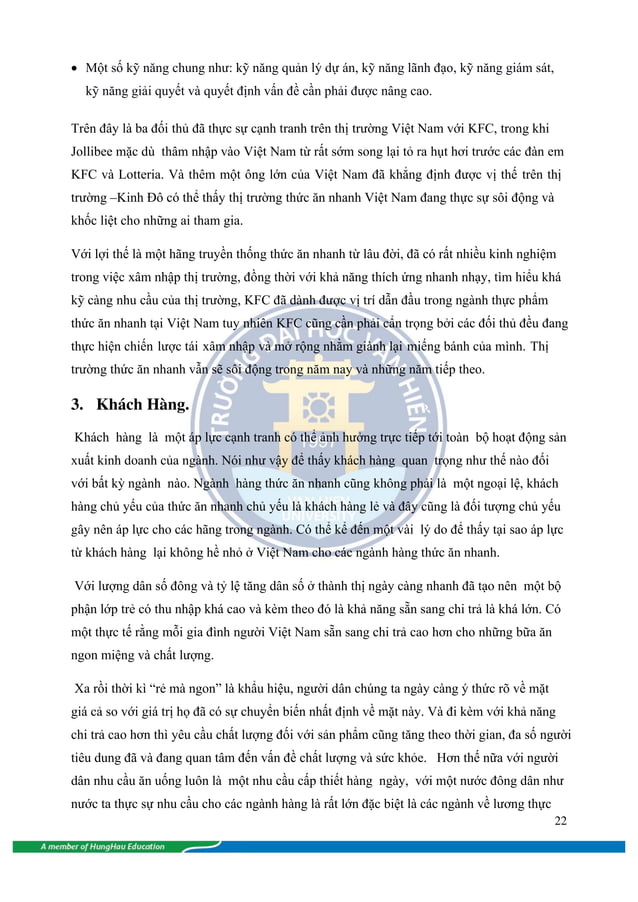 Tiểu luận môn quản trị học phân tích quản trị tại kfc | PDF