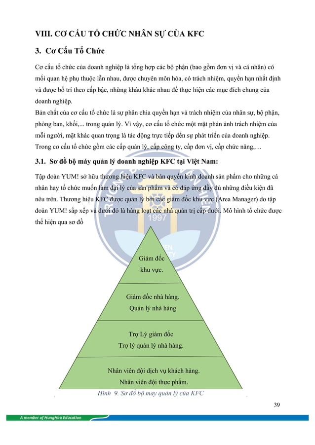 Tiểu luận môn quản trị học phân tích quản trị tại kfc | PDF