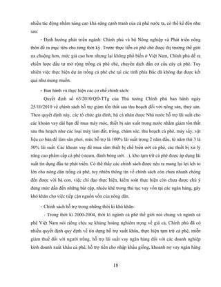 Tiểu Luận Phân Tích Lợi Thế Cạnh Tranh Xuất Khẩu Của Cà Phê Việt Nam | DOCX