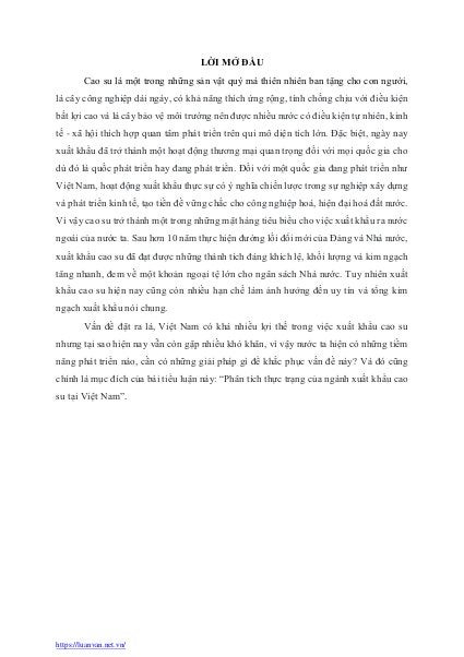 Tiểu luận Phân tích thực trạng của ngành xuất khẩu cao su tại Việt Nam.pdf