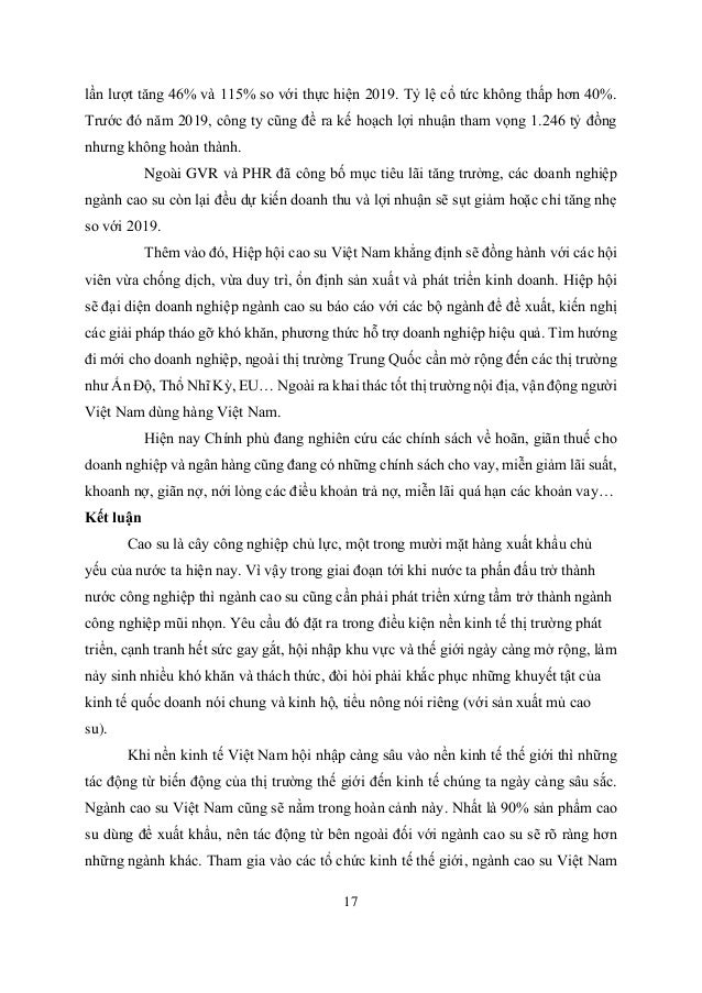 Tiểu luận Phân tích thực trạng của ngành xuất khẩu cao su tại Việt Nam.pdf