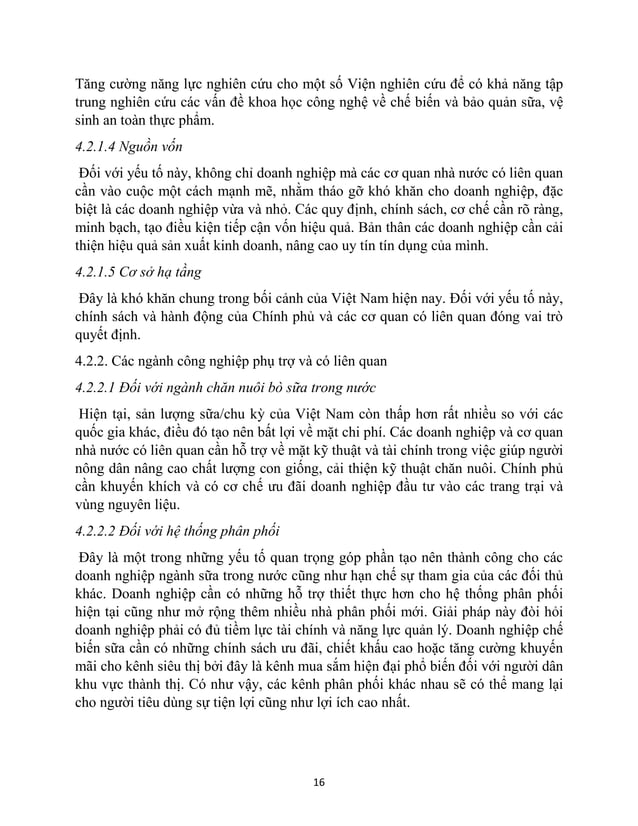 Tiểu Luận Phân Tích Thị Trường Sản Phẩm Sữa Tại Việt Nam Những Năm Gần Đây | DOCX