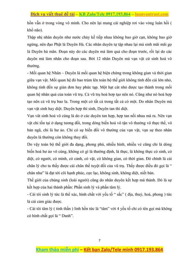 Tiểu luận Tư tưởng cốt lõi của triết học phật giáo và sự ảnh hưởng đến đời sống xã hội Việt Nam.doc