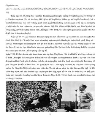 Tiểu luận vai trò của hồ chí minh trong cách mạng tháng tám năm 1945 | DOCX