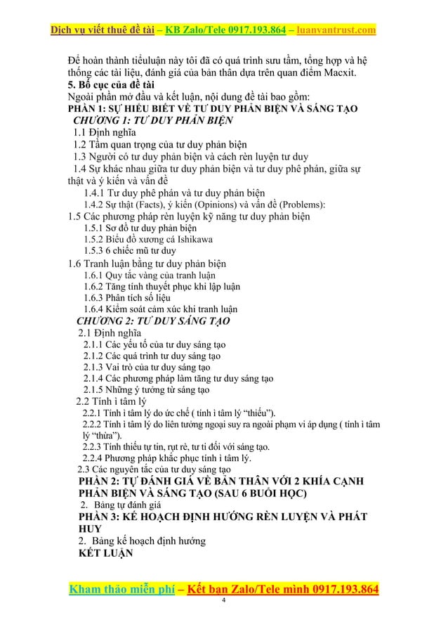 Tiểu luận về tư duy phản biện và tư duy sáng tạo HAY.docx