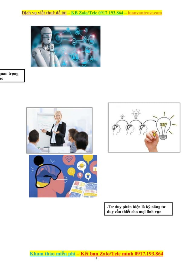 Tiểu luận về tư duy phản biện và tư duy sáng tạo HAY.docx