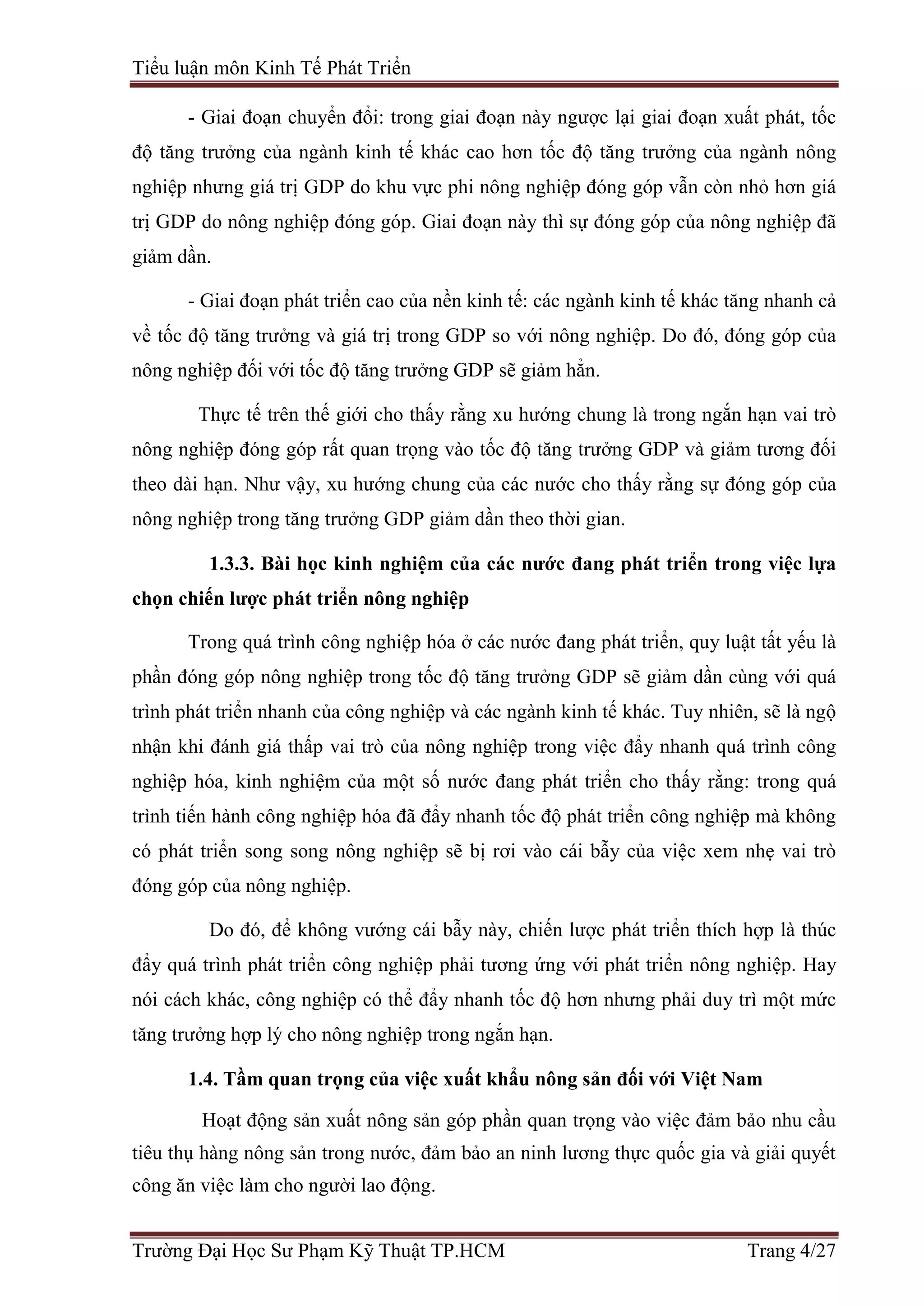 Tiểu luận Đẩy Mạnh Phát Triển Xuất Khẩu Xoài Đồng Tháp.docx