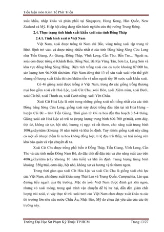 Tiểu Luận Đẩy Mạnh Phát Triển Xuất Khẩu Xoài Đồng Tháp, 9 điểm.docx