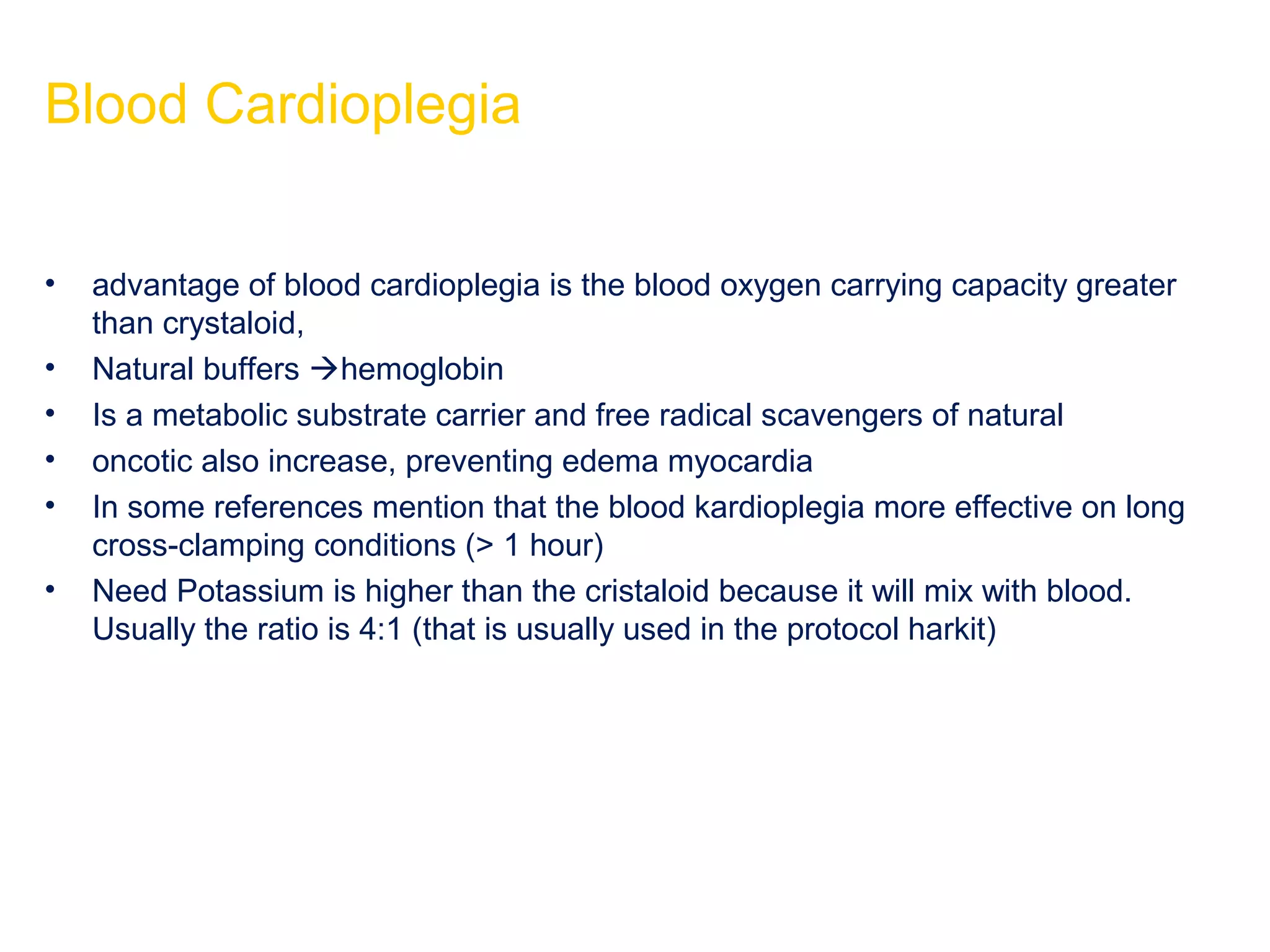 cardioplegia delivery management, perfusion safety | PPT